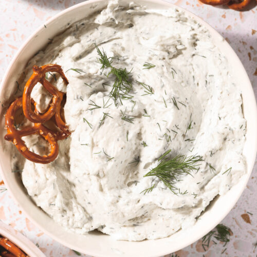Fresh Dill Cream Cheese Dip - My Outer Life