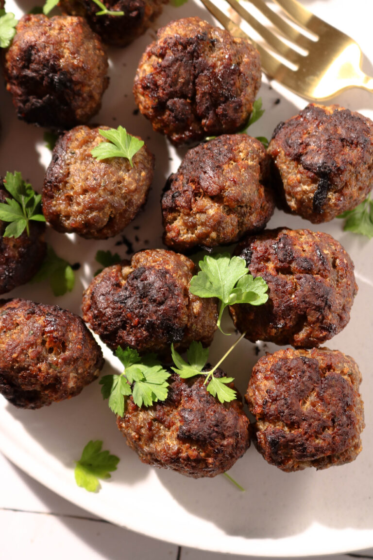 Easiest Oven Baked Venison Meatballs - My Outer Life