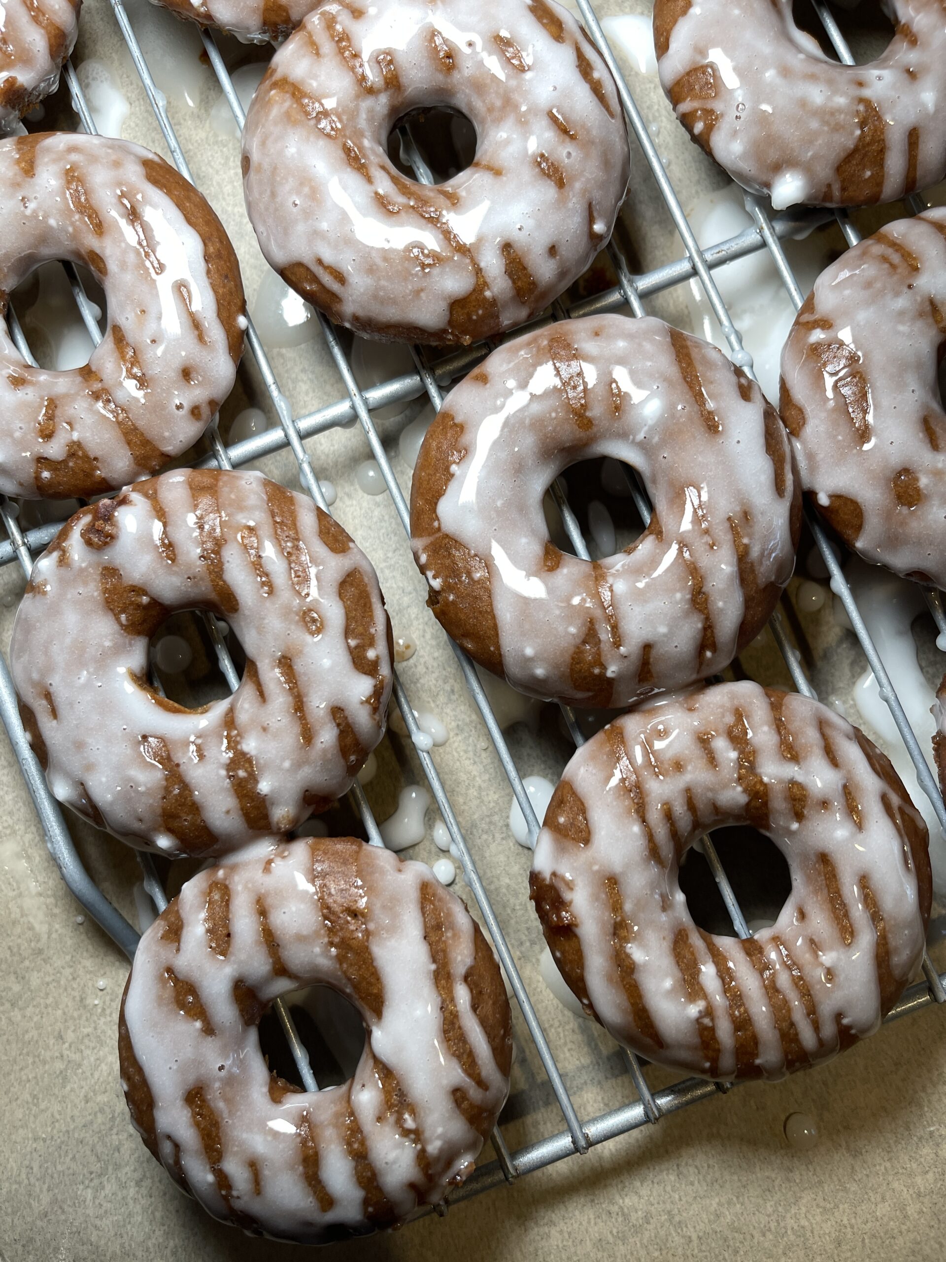Baked Coffee Donuts with a Creamer Glaze - My Outer Life