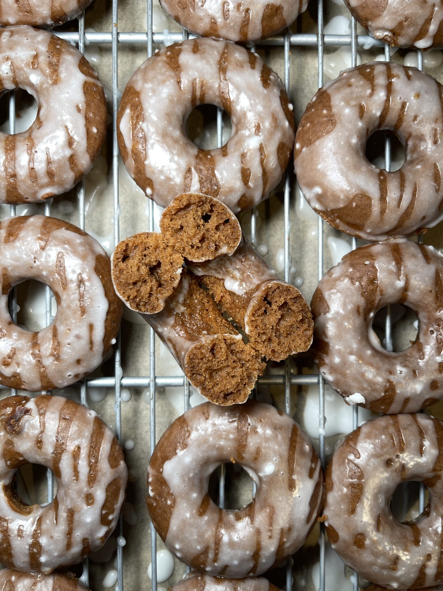 Baked Coffee Donuts with a Creamer Glaze - My Outer Life