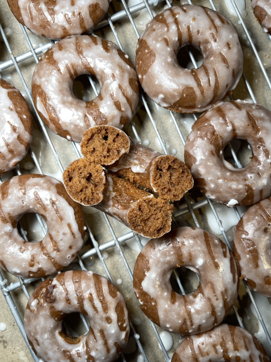 Baked Coffee Donuts with a Creamer Glaze - My Outer Life
