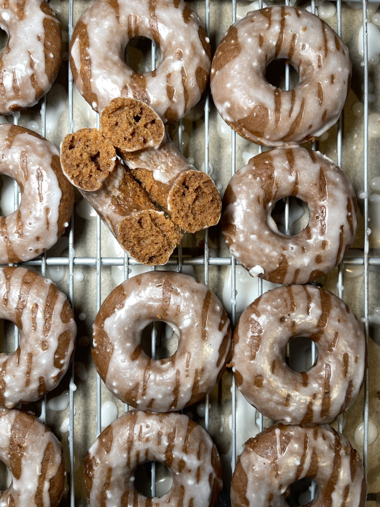 Baked Coffee Donuts with a Creamer Glaze - My Outer Life