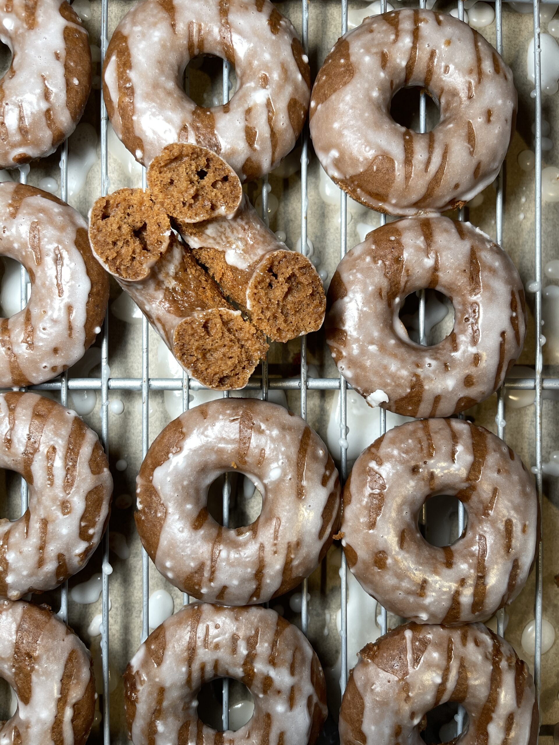 Baked Coffee Donuts with a Creamer Glaze - My Outer Life